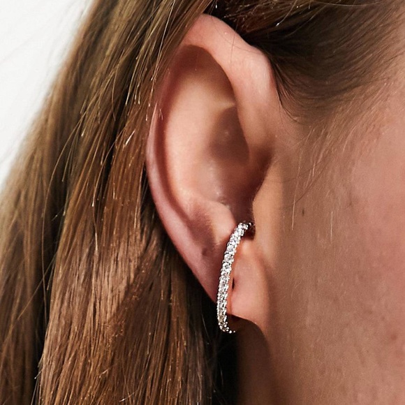 Jewelry | Crystal T Bar Ear Cuffs | Poshmark
